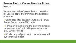 Automatic power factor correction | PPTX