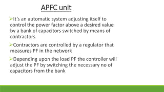 Automatic power factor correction | PPTX