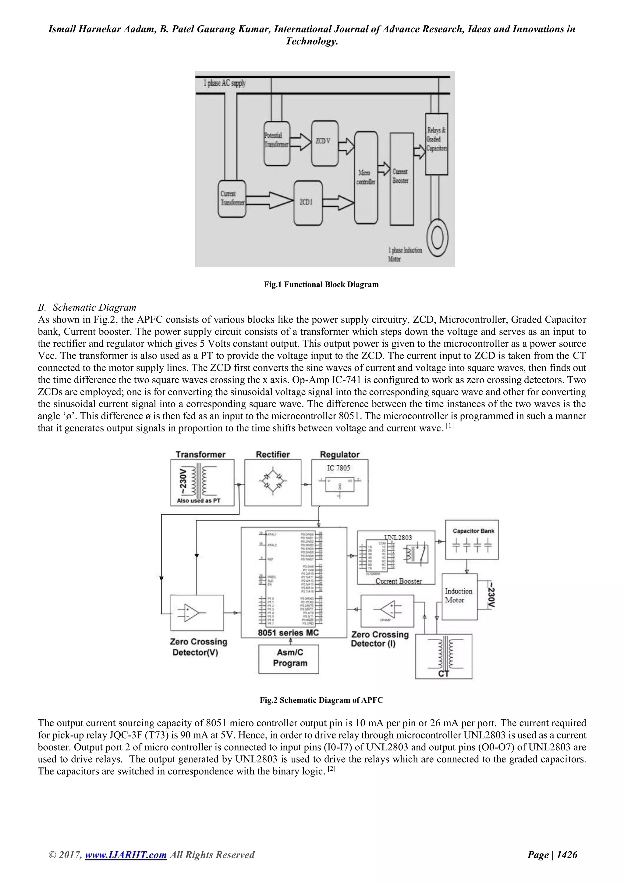 Automatic power factor correction by fine tuning of graded capacitors | PDF