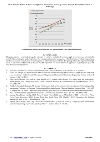 Automatic power factor correction by fine tuning of graded capacitors | PDF | Physics | Science