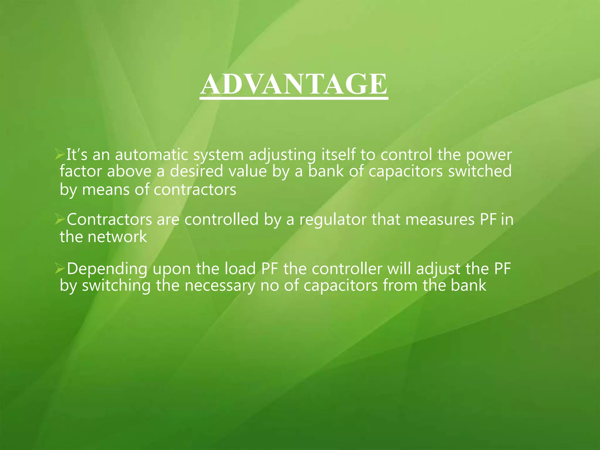 Automatic Power Factor Corrector | PPTX