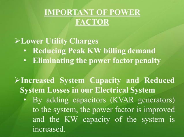 Automatic Power Factor Corrector | PPTX