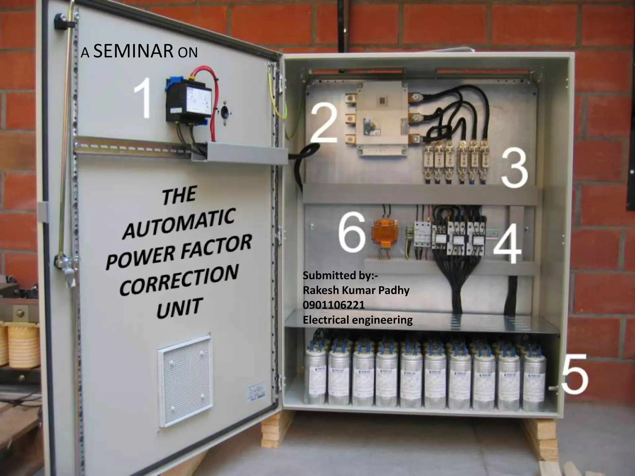 Automatic power factor correction unit | PPTX