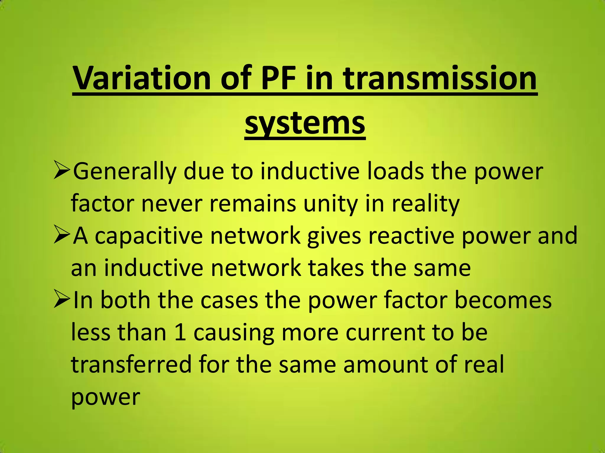 Automatic power factor correction unit | PPTX