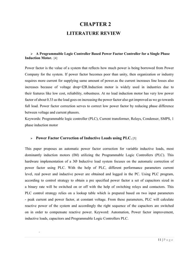 Automatic power factor_improvement_and_monitoring_by_using_plc[1] | PDF
