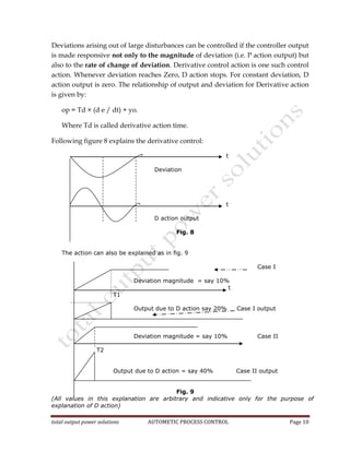 Automatic process controls in a Thermal Power Station | PDF