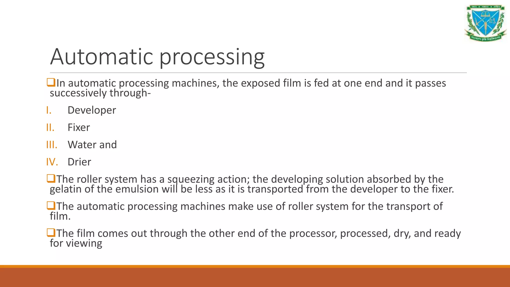 Automatic processing of X-ray film.pptx