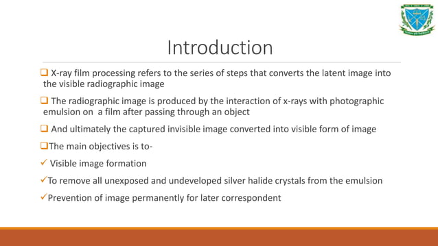 Automatic processing of X-ray film.pptx