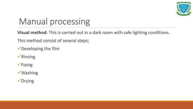 Automatic processing of X-ray film.pptx