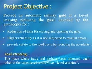 Automatic railway gate control | PDF