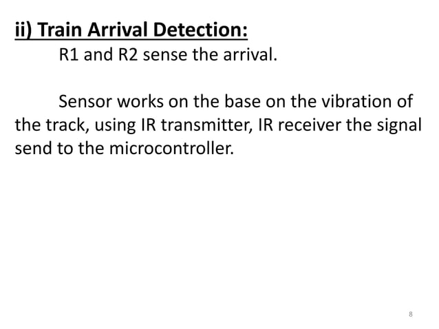 Automatic railway gate control | PPT
