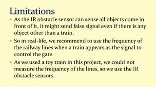 Automatic Railway Gate Control System with Arduino | PPTX