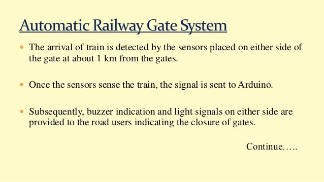 Automatic Railway Gate Control System with Arduino
