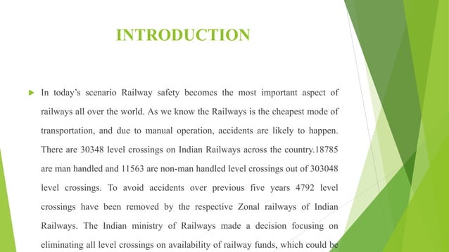 Automatic railway gate control using arduino uno | PPTX