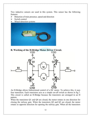 Automatic railway gate using pic 16f877a | PDF