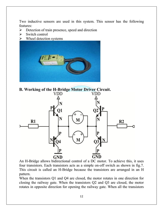 Automatic railway gate using pic 16f877a | PDF