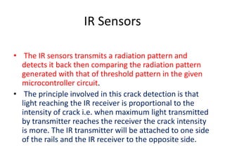 Automatic railway track crack detector | PPTX
