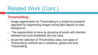 Automatic recognition of white blood cells | PPT