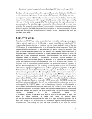 Automatic Recommendation for Online Users Using Web Usage Mining | PDF