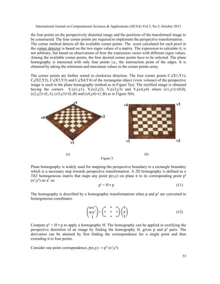 Automatic rectification of perspective distortion from a single image using plane homography | PDF