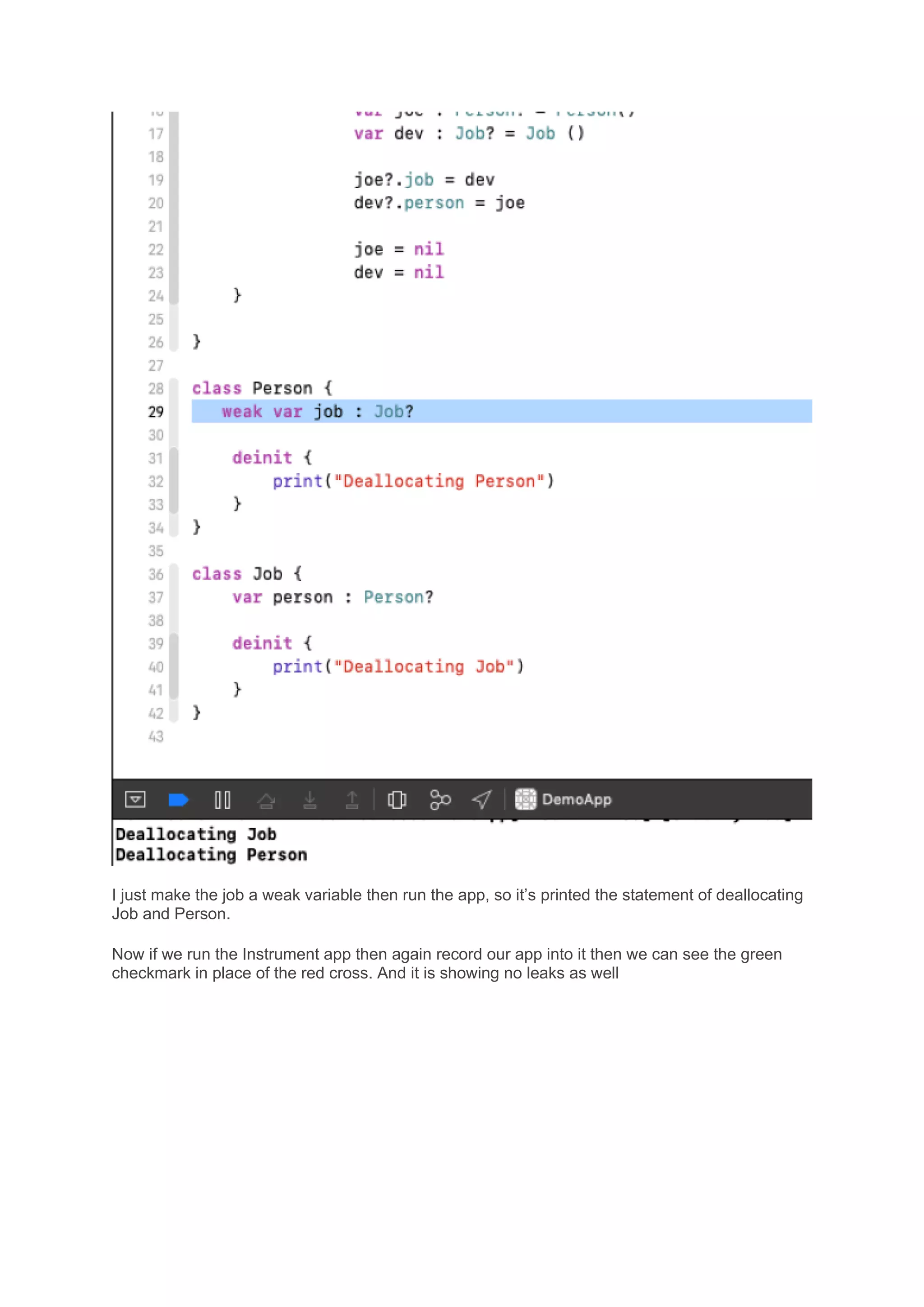 Automatic Reference Counting Arc And Memory Management In Swift Pdf