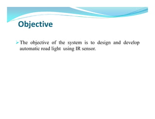 Automatic road light based on vehicles movement | PDF