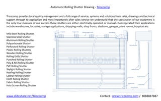 Automatic Rolling Shutter - Drawing | PPT