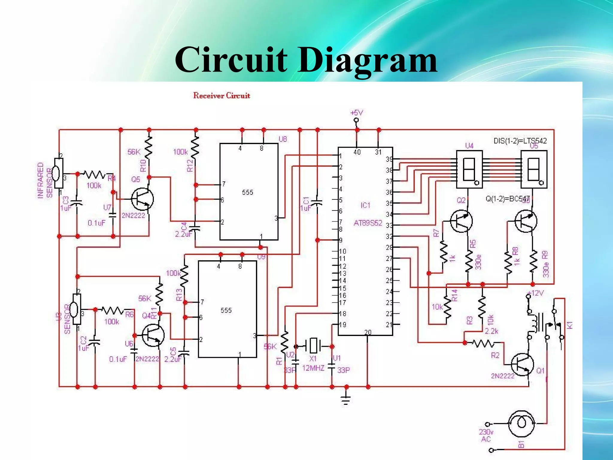 Automatic room light controller with bidirectional visitor counter | PPT