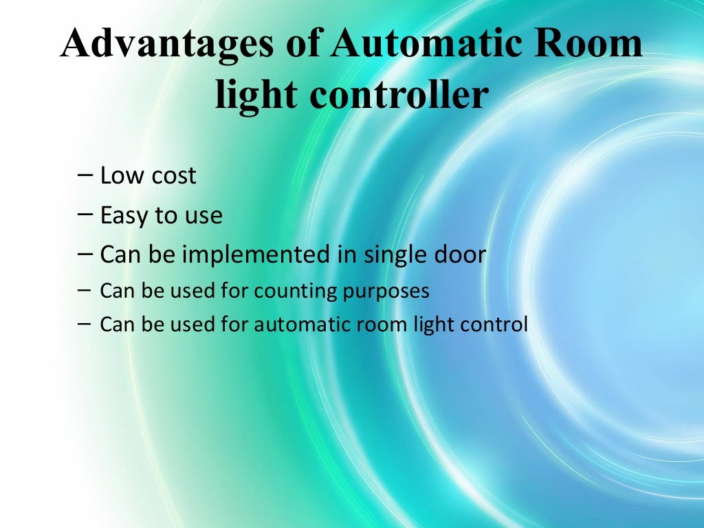 Automatic room light controller with bidirectional visitor counter