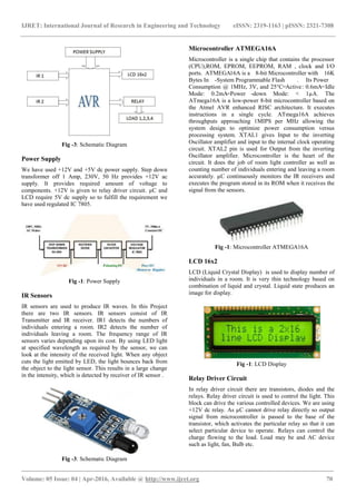 Automatic room light controller using microcontroller and visitor counter | PDF