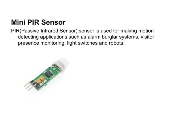 Automatic Room Lights Controller Using Arduino Nano And Pir Sensorppt