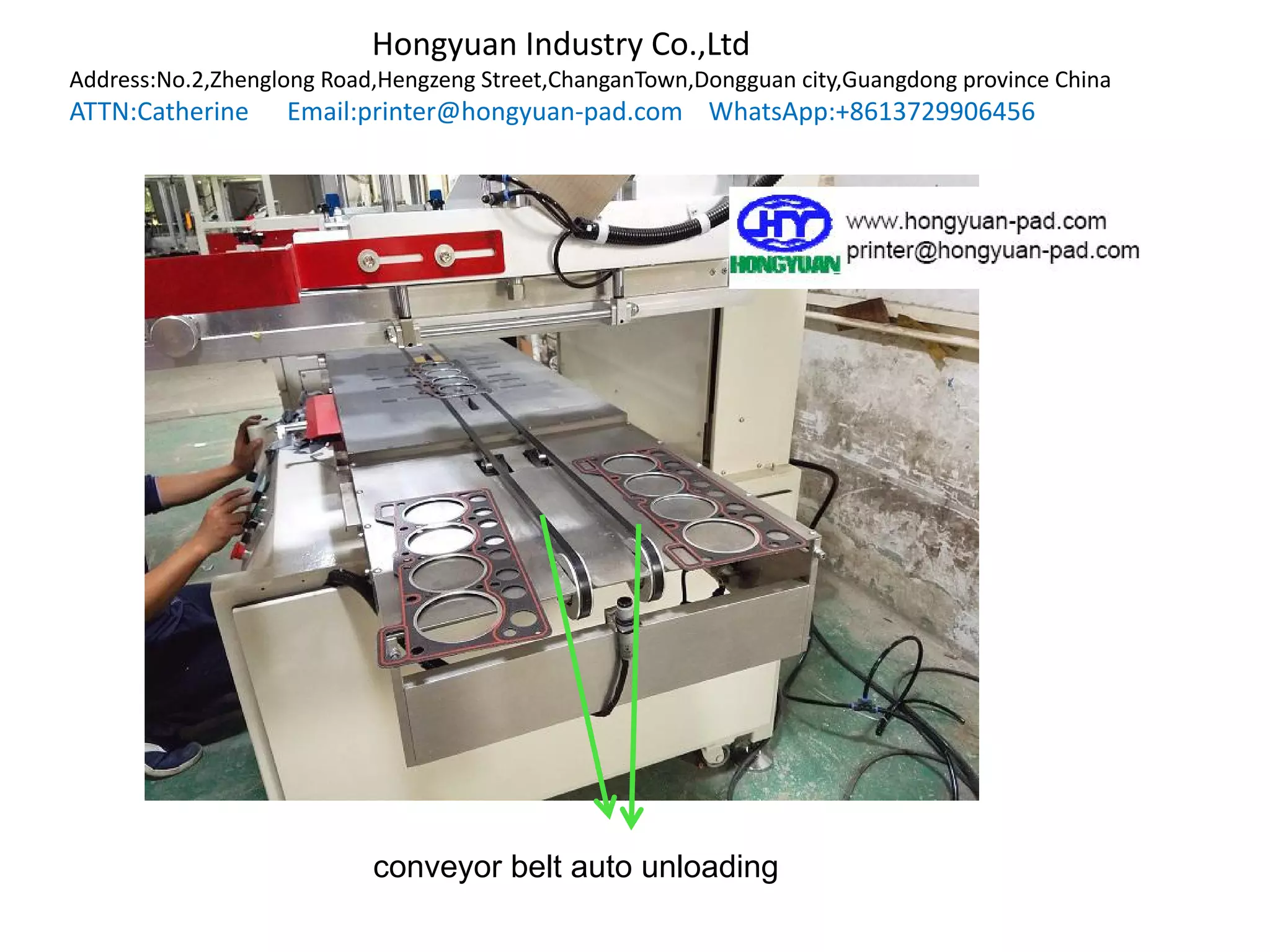 Automatic screen printing machine screen printing for cylinder head ...
