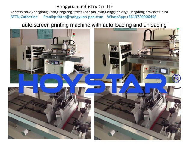 Automatic screen printing machine screen printing for cylinder head ...