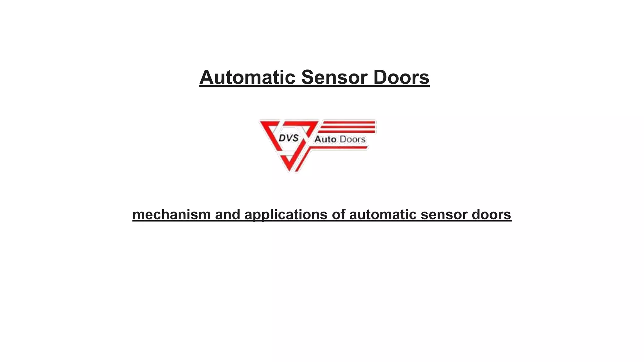 Automatic Sensor Doors.pdf