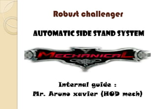 Automatic sidestand | PPTX