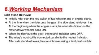 Automatic side stand for two wheelers | PPTX