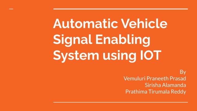 Automatic signalling system verified by owner | PDF
