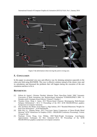 Automatic Skinning of the Simulated Manipulator Robot ARM | PDF