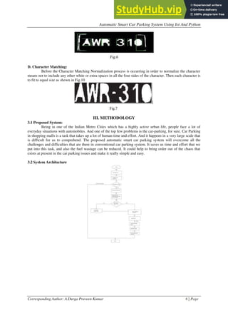 Automatic Smart Car Parking System Using Iot And Python | PDF ...