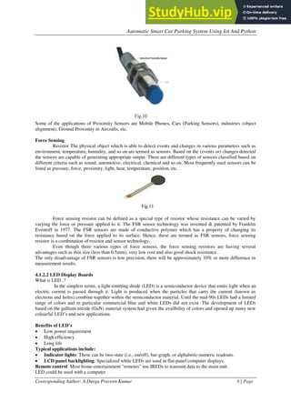 Automatic Smart Car Parking System Using Iot And Python | PDF | Internet | Computing