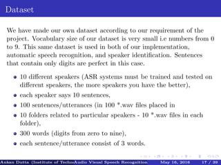 Automatic speech recognition system using deep learning | PDF