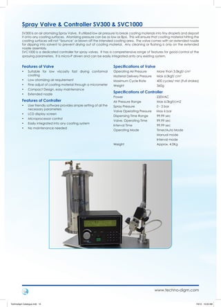 Automatic Spray Coating System - Technodimg Innovation | PDF