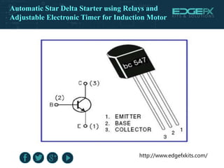 Automatic Star Delta Starter Using Relays And Adjustable Electronic ...