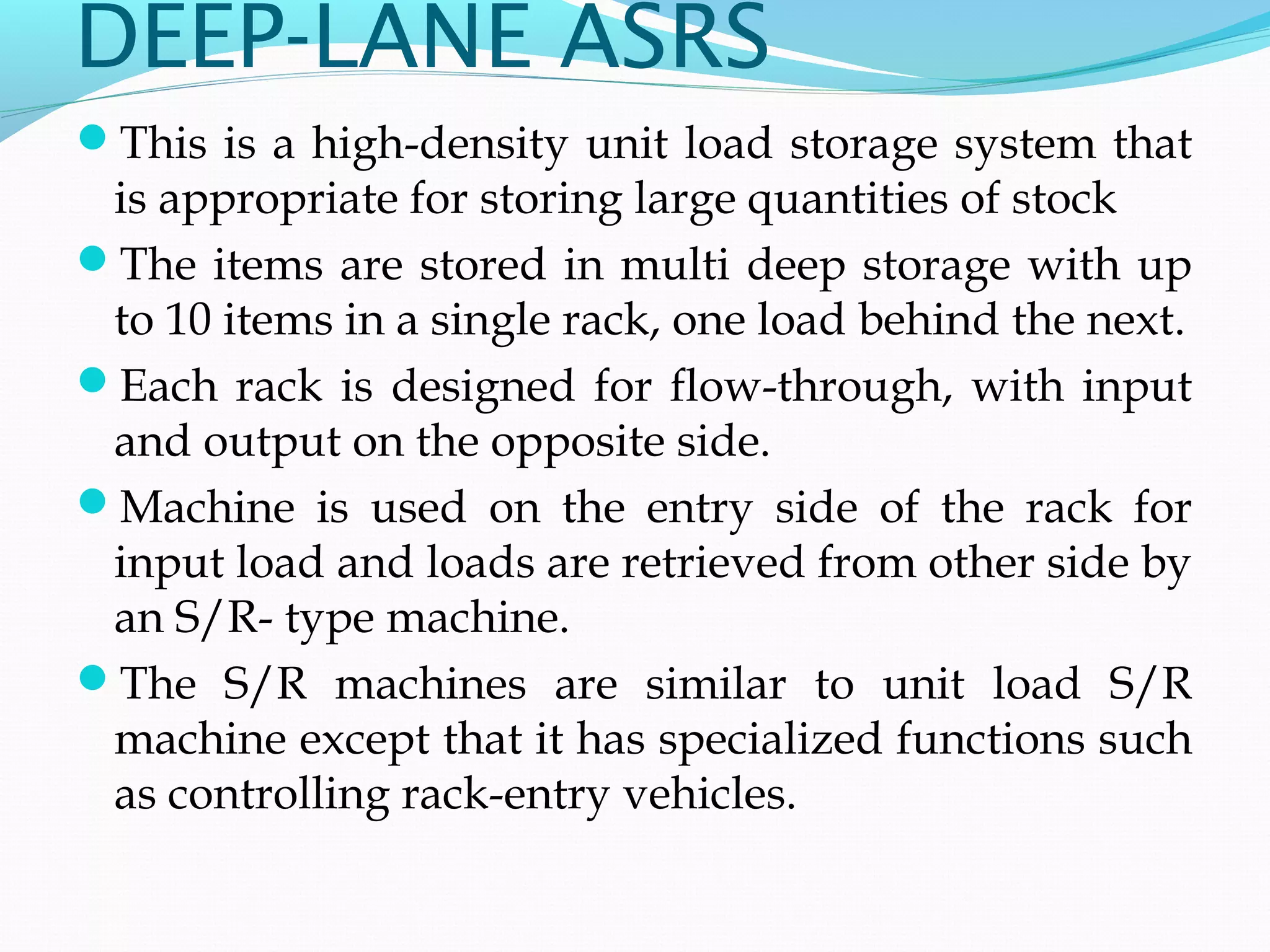 Automatic storage and retrieval system | PPT