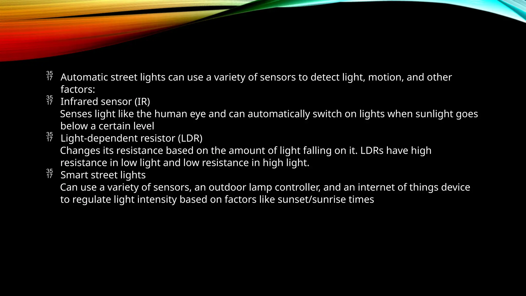 Automatic Street Light.pptx an engineering worksho | PPT