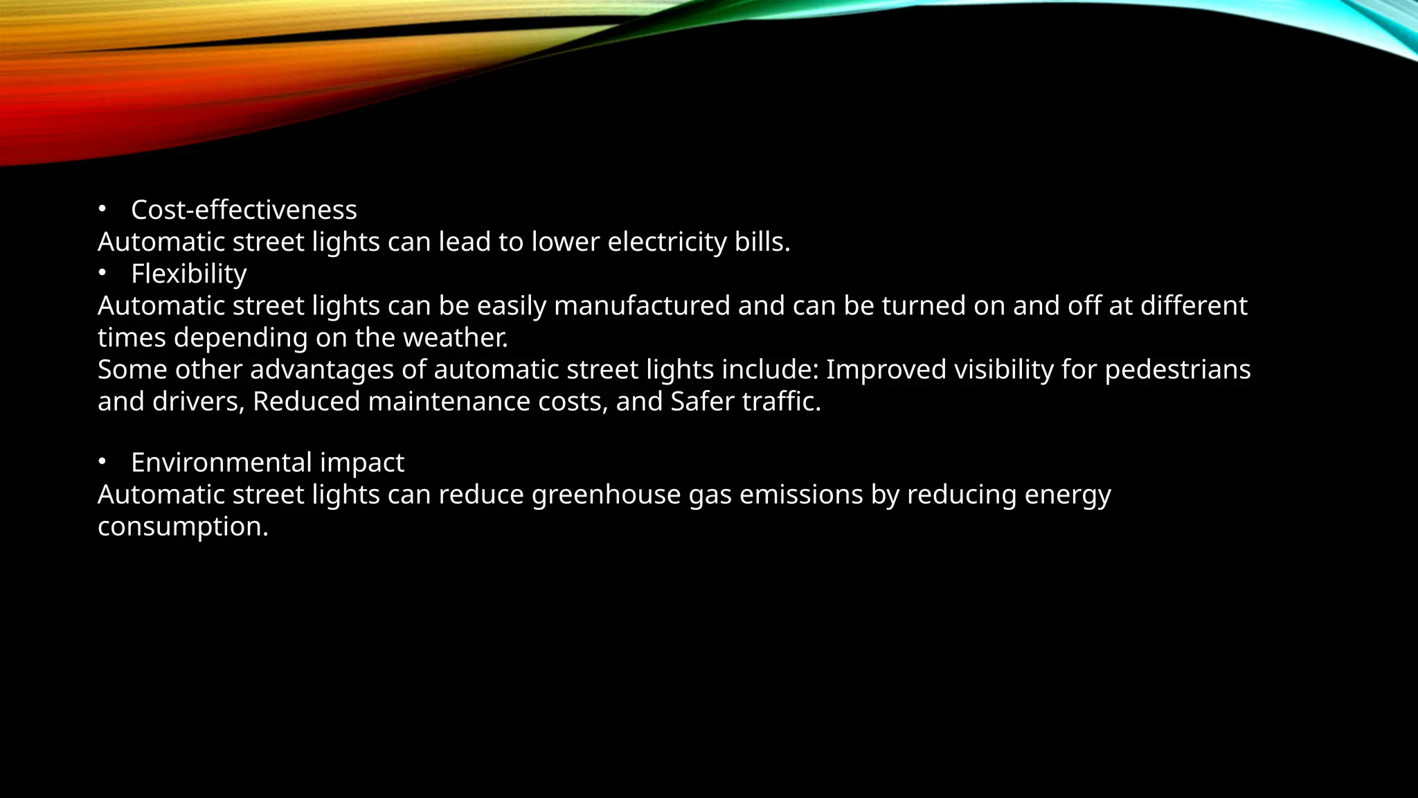 Automatic Street Light.pptx an engineering worksho | PPT