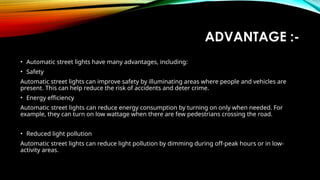 Automatic Street Light.pptx an engineering worksho | PPT