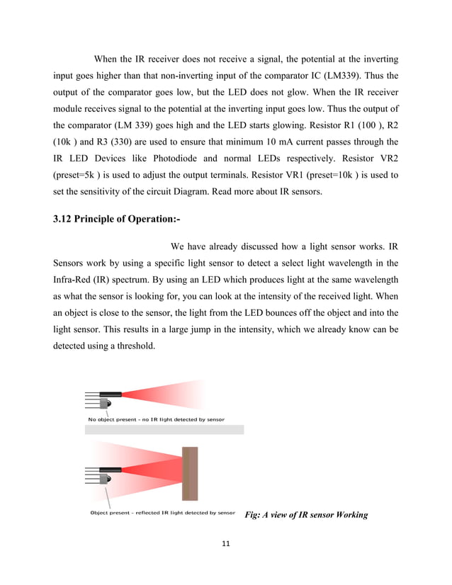 Automatic street light based on vehicles movement report | PDF ...