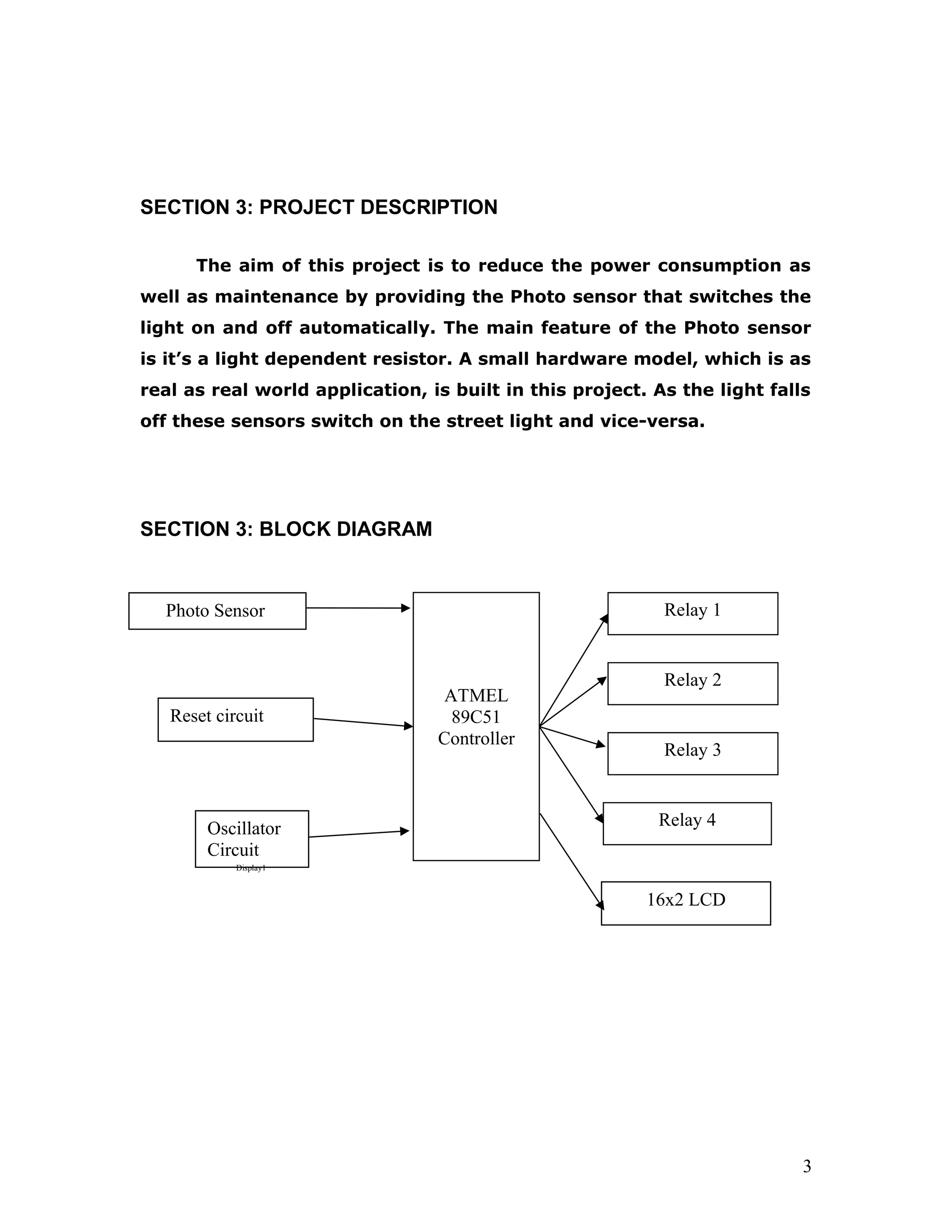 Automatic street light controller | PDF