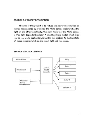 Automatic street light controller | PDF